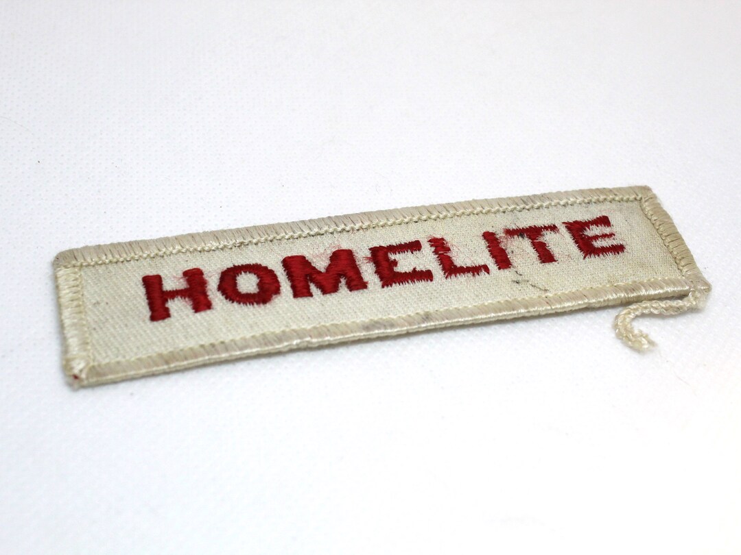 Vintage Homelite Tools Patch Red and White Logo Uniform Shirt Patch ...