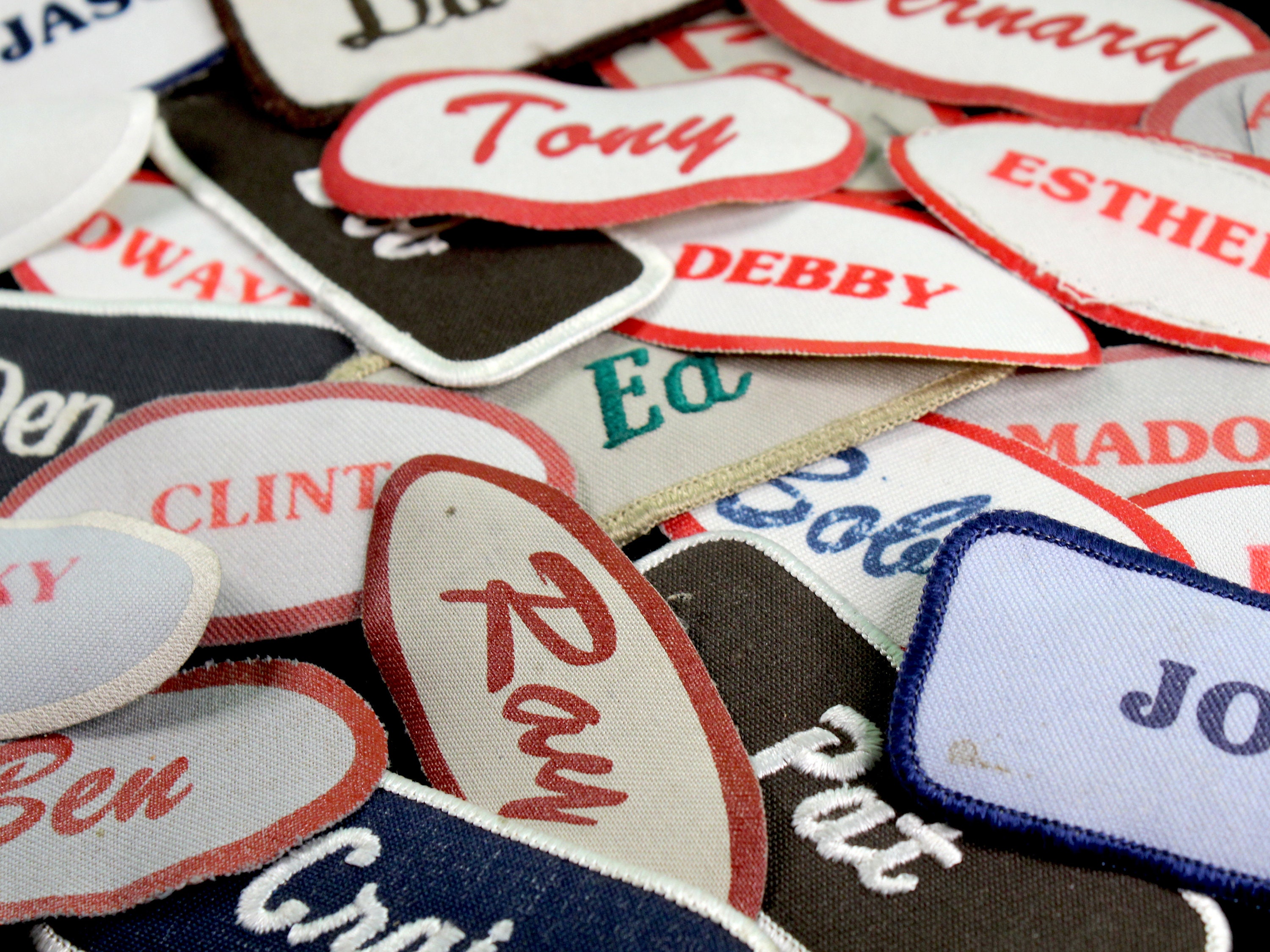 Various Vintage Name Patches Uniform/shirt 1950s Patches | Etsy