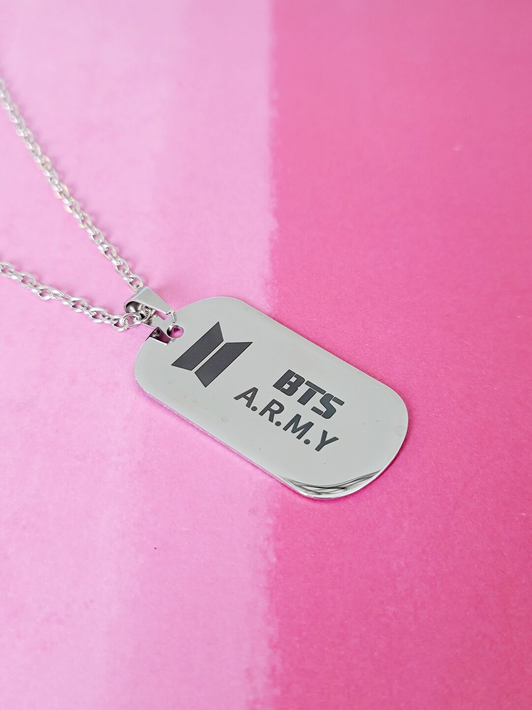 BTS Army Necklace, Bts Dog Tag, Bts Jewelry, Bts Merch, Bts Necklace ...