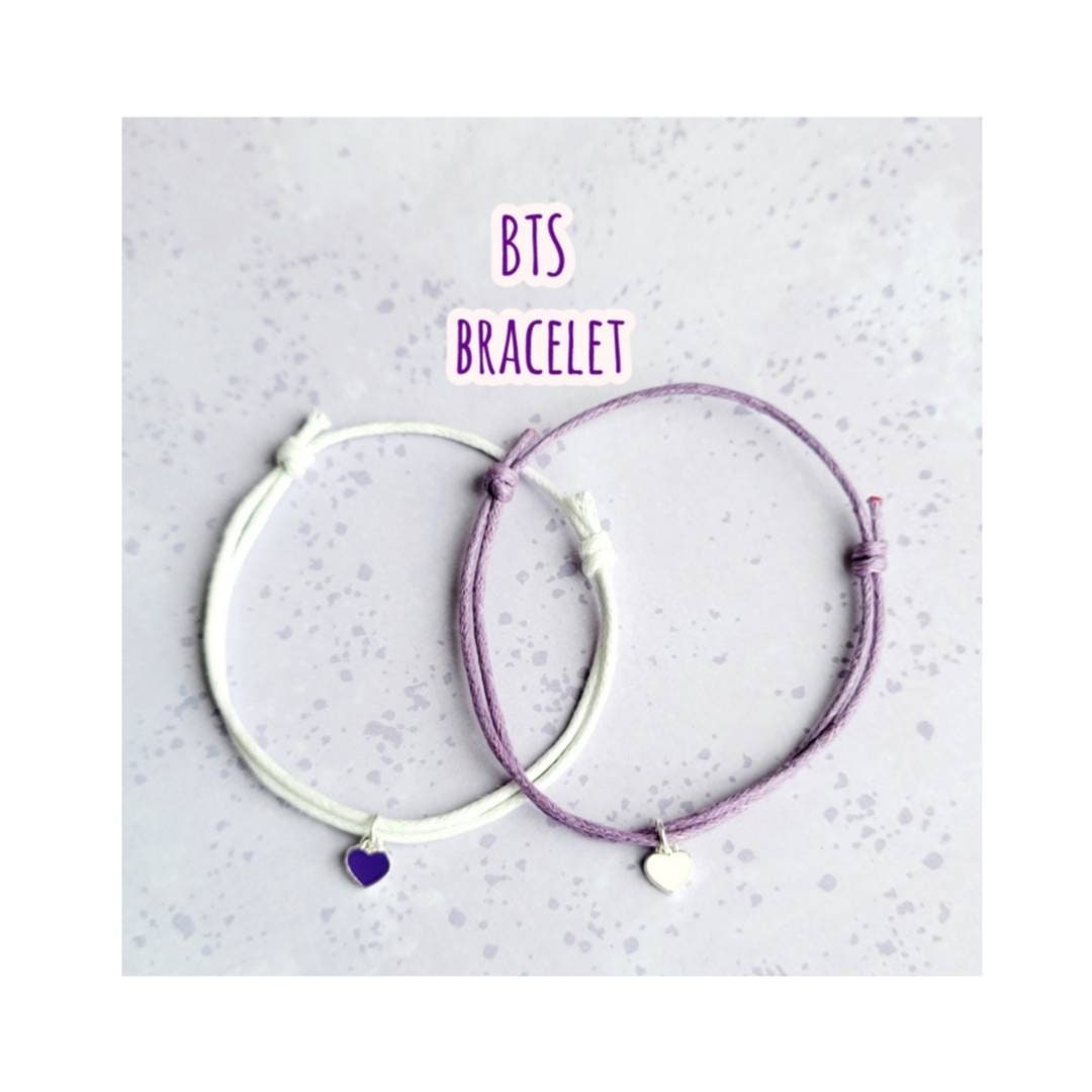 BTS Bracelet, Bts Purple Bracelet, Bts Jewelry, Bts Merch, Bts Necklace ...