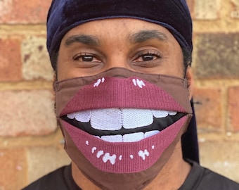 Mouth Mask Pattern | Etsy