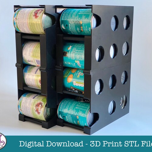 DIGITAL DOWNLOAD Rolling Can Storage Rack for Tinned Foods - Etsy