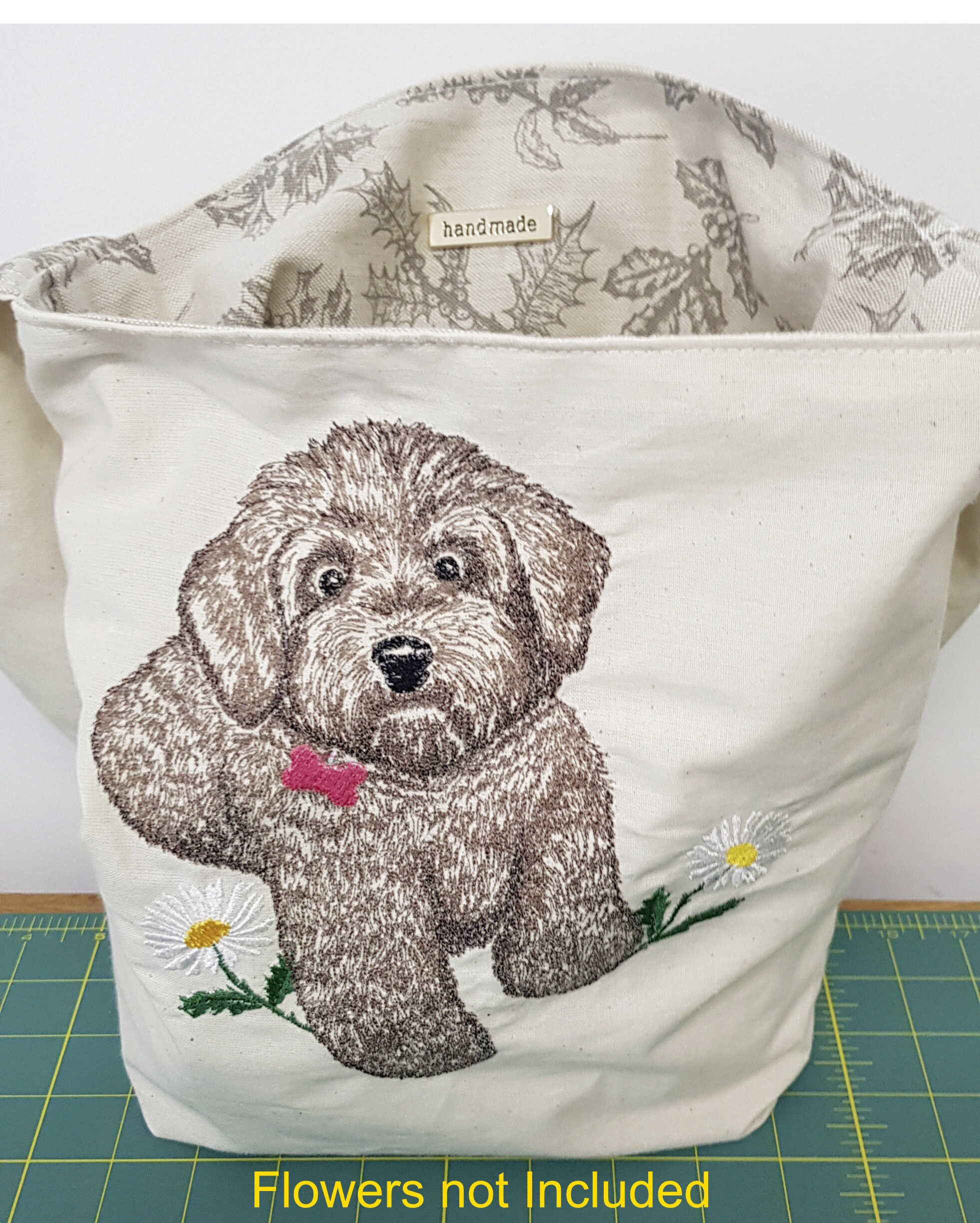Daisy the Cockapoo Dog poodle Cross Breed Machine Embroidery - Etsy UK