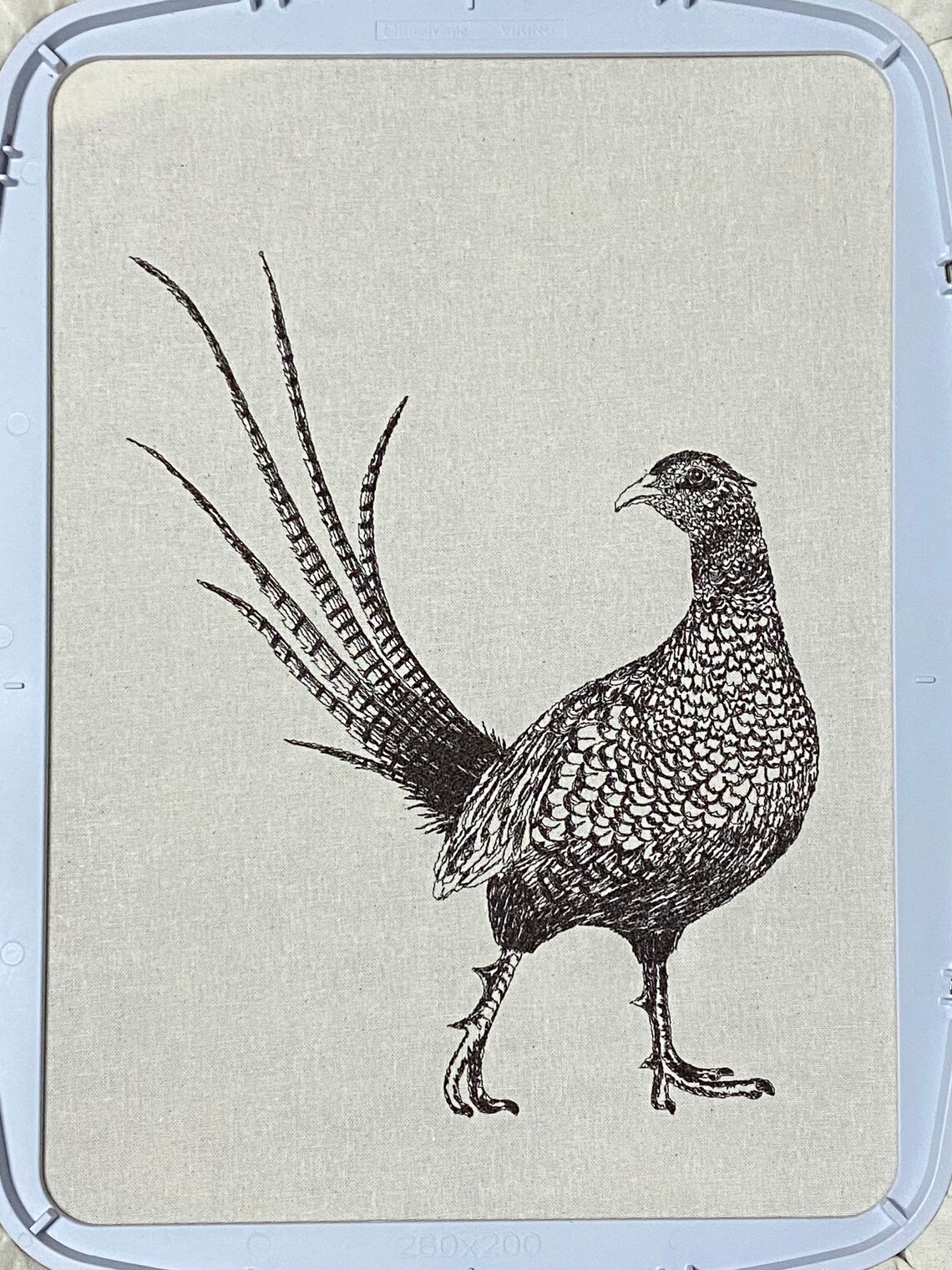 Pheasant Machine Embroidery File Sketched Style. 3 Sizes 11 - Etsy