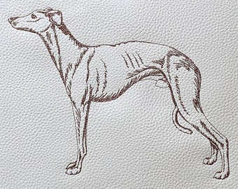 Embroidery Design Digitized Rescue Greyhound Text Fill - Etsy
