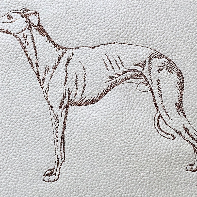Greyhound Drawing - Etsy