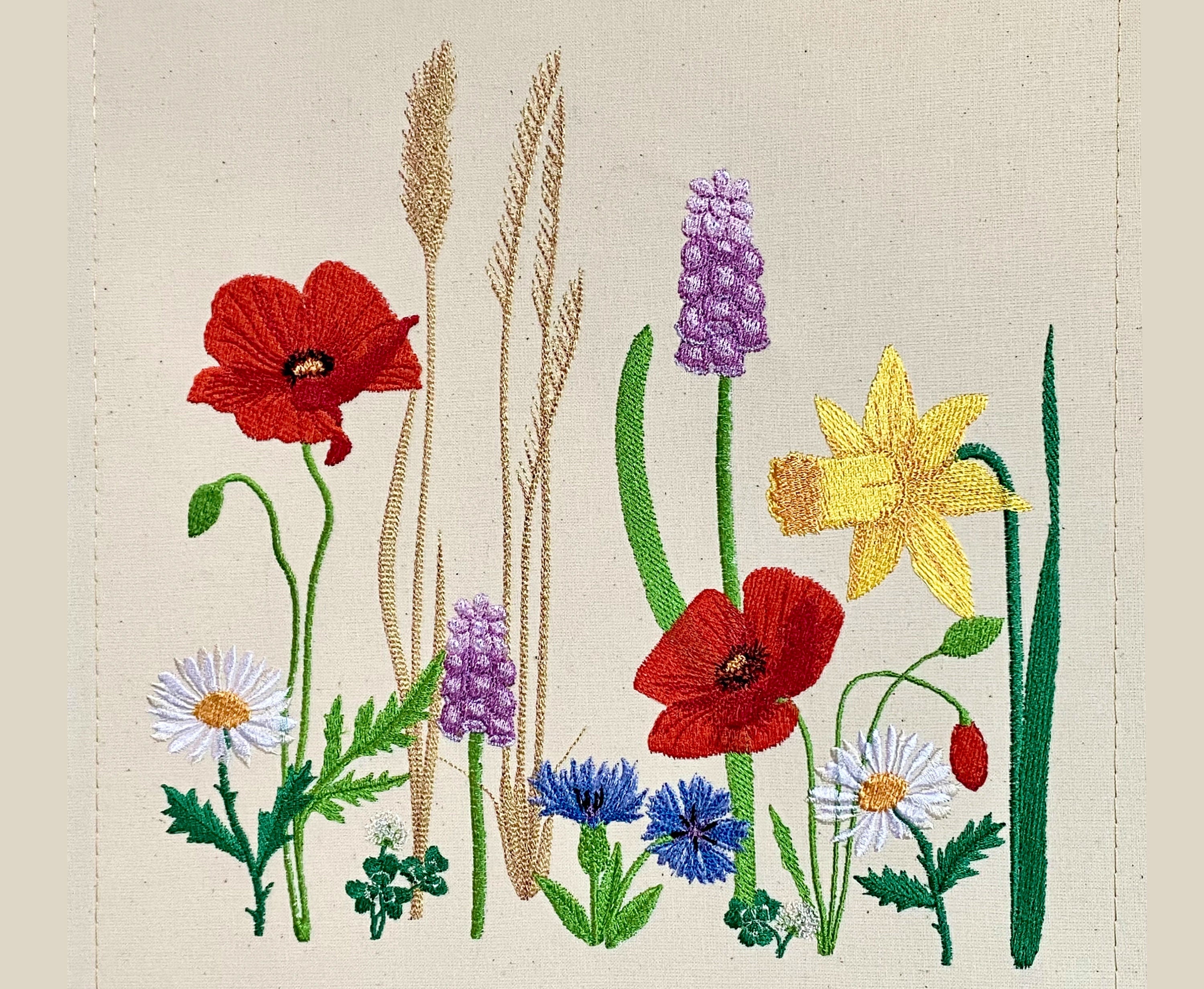 12 Spring Flower Embroidery Designs. Includes Daffodil - Etsy UK