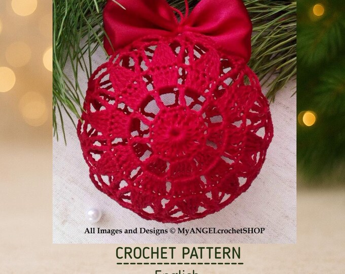 Christmas Ball Crochet Pattern, Christmas Ornaments, Christmas Tree ...