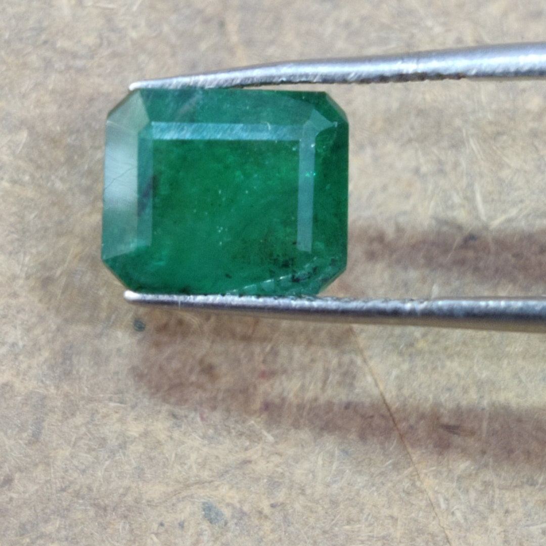 3.33 Cts Natural Emerald Octagon Shape Loose Gemstone 8x10 Mm - Etsy