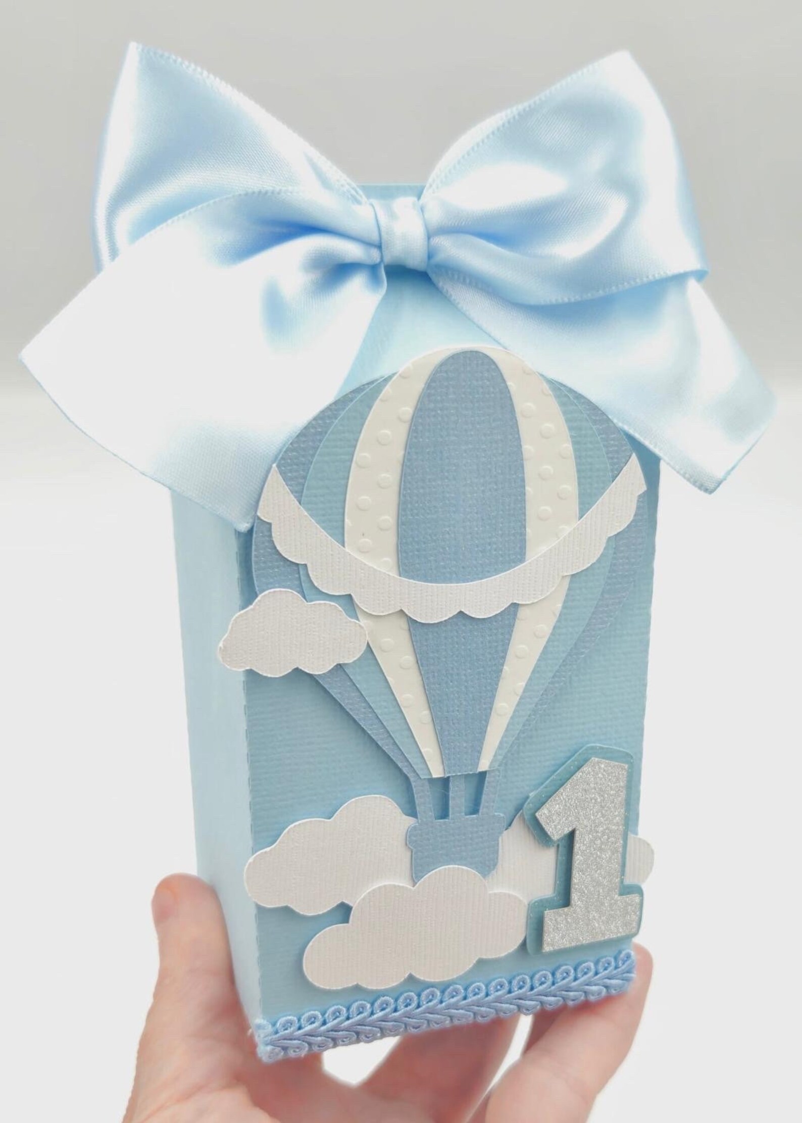 Personalized Hot Air Balloon Favor Box, Baby Shower Birthday Party - Etsy