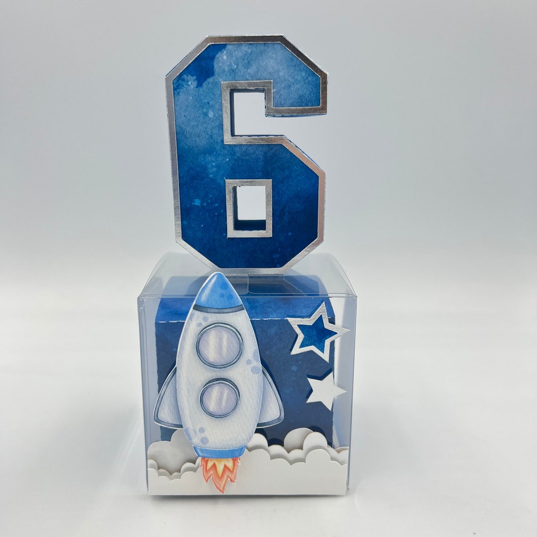 Astronaut Favor Box, Astronaut Clear Box, Astronaut Birthday, Astronaut ...