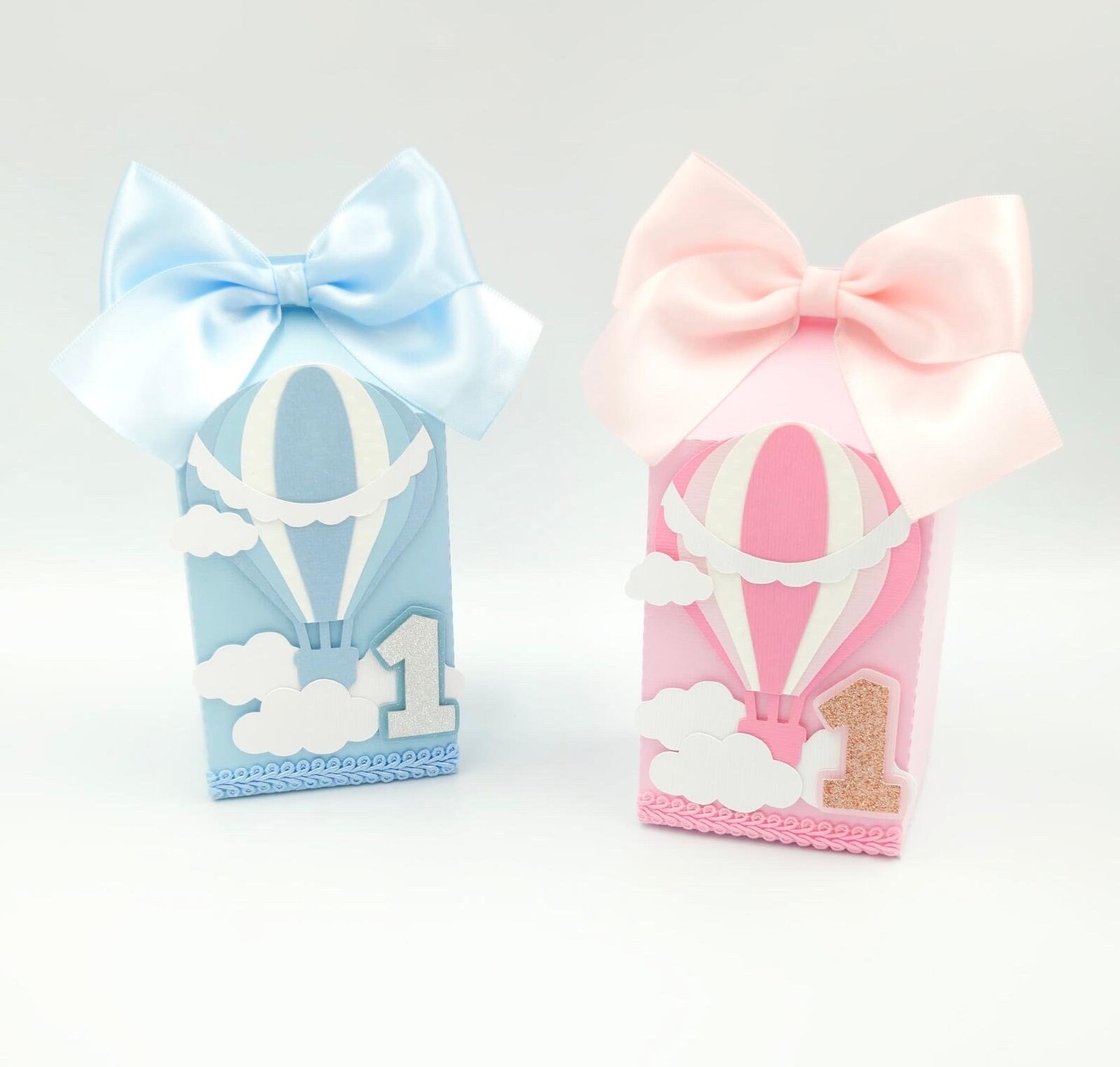 Personalized Hot Air Balloon Favor Box, Baby Shower Birthday Party - Etsy