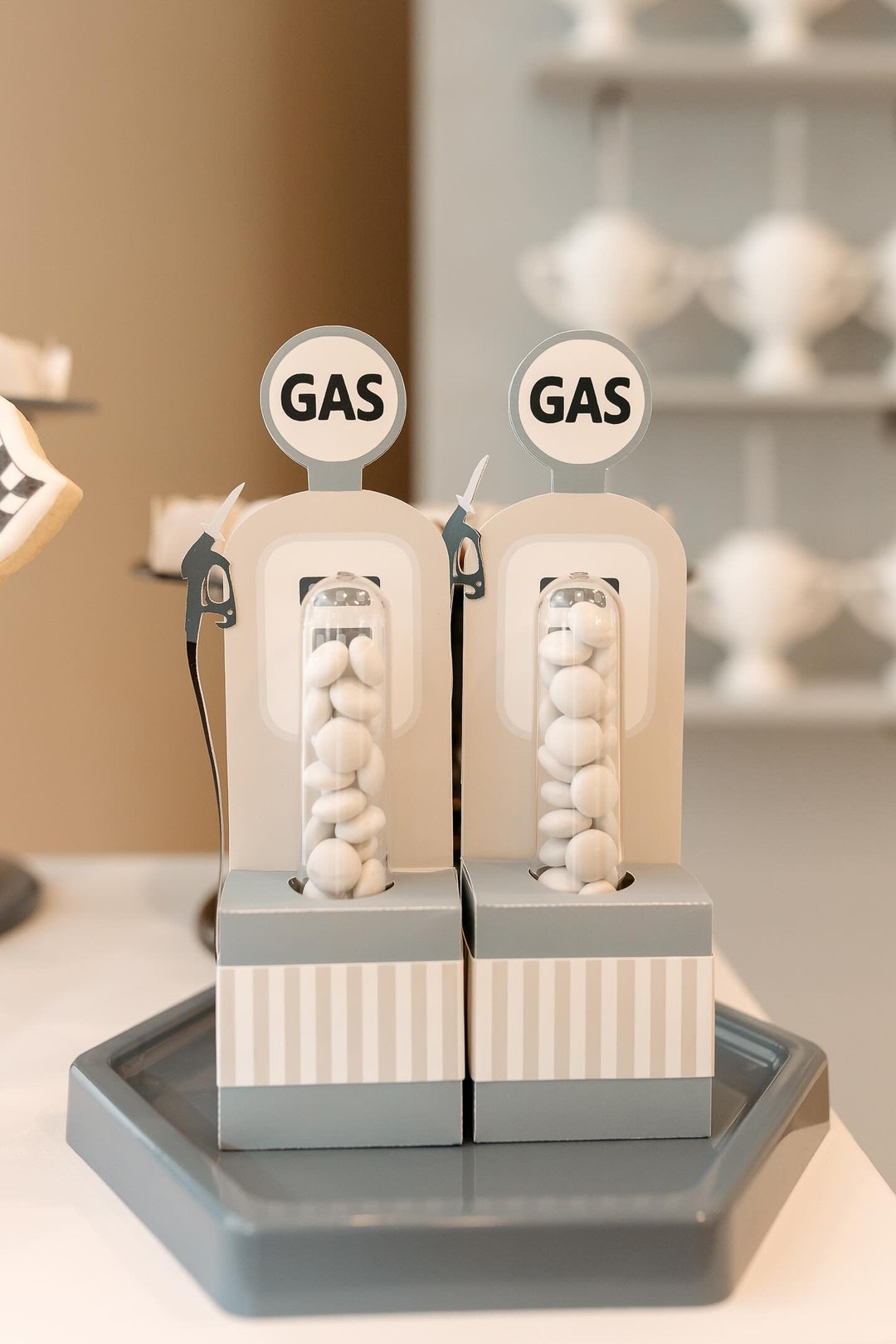 Gas Station Candy Tube Favor Box Vintage Racing Car Party Favors Race ...