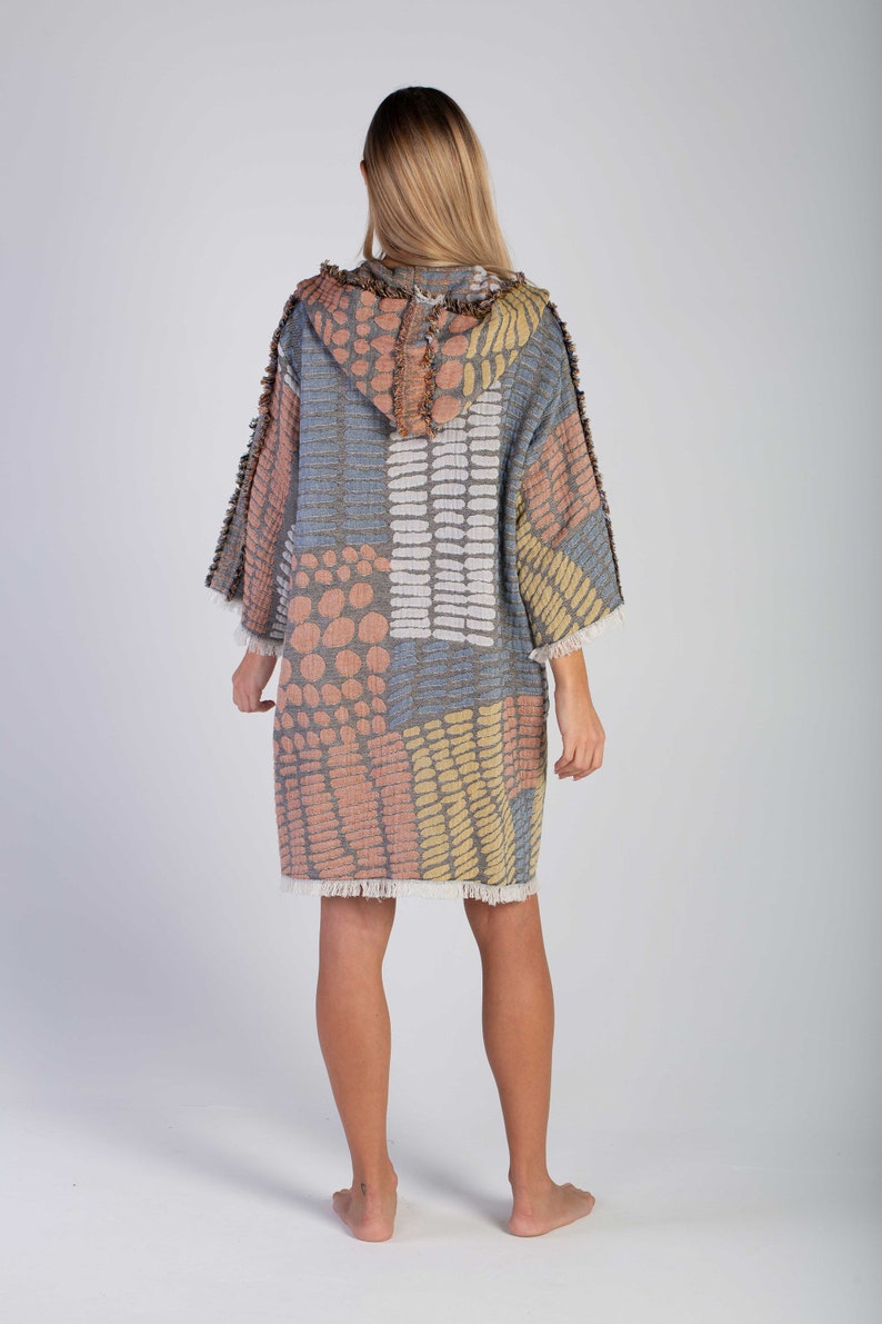 Boho Kimono Bathrobe Beach Cover-up Lightweight Summer Robe - Etsy