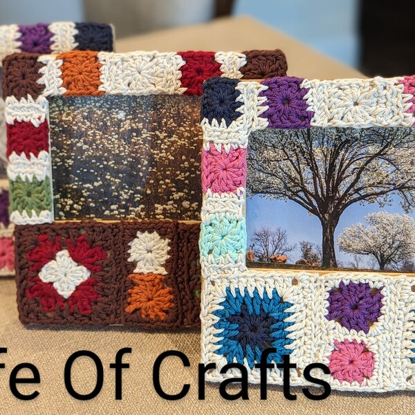 Crochet Photo Frame - Etsy