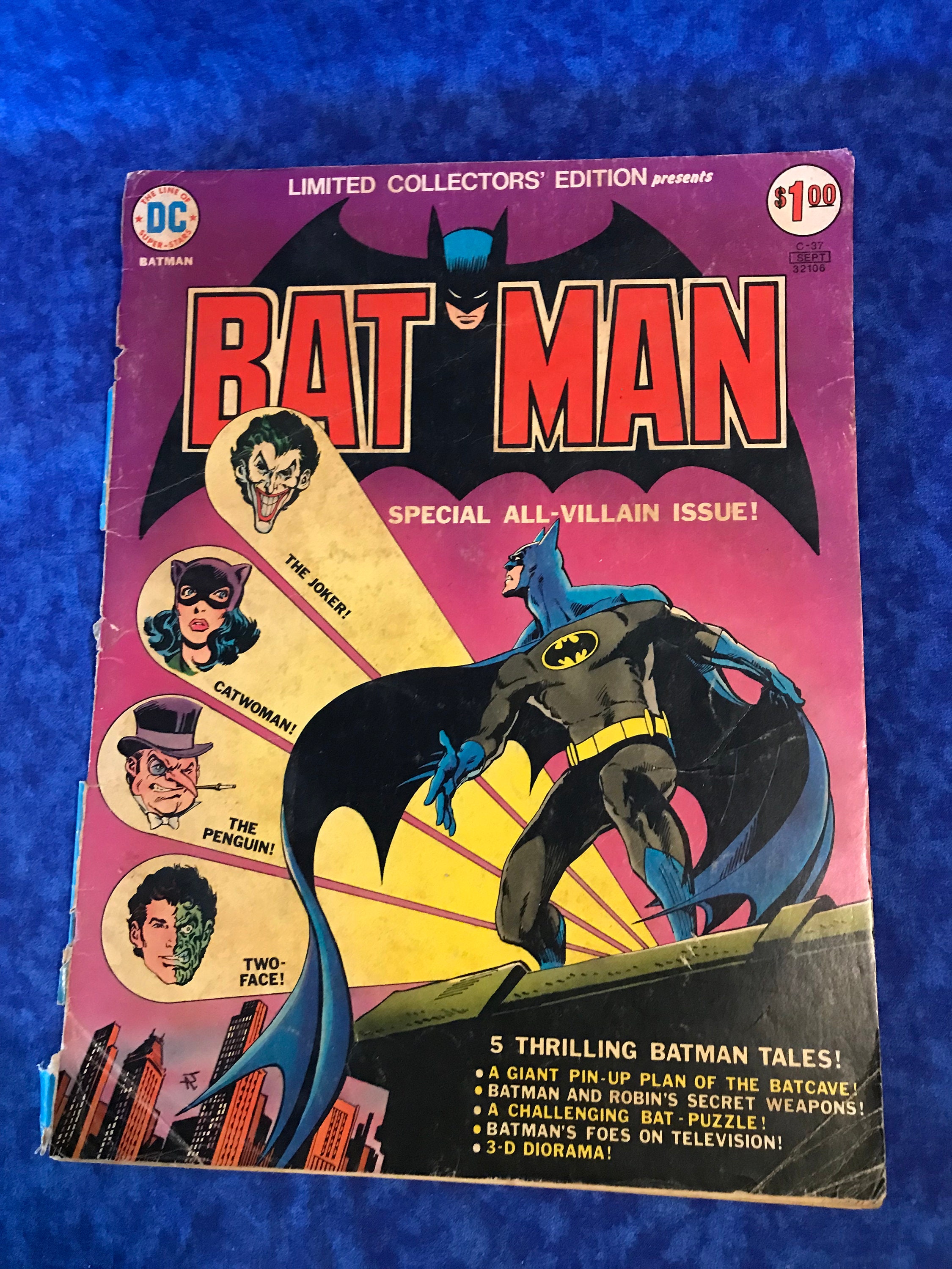 Dc Limited Collectors Edition Presents Bat Man Robin Etsy