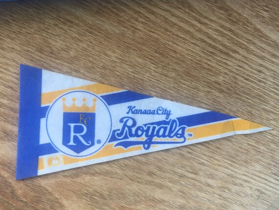 Vintage Pennant K.C. Royals - Etsy