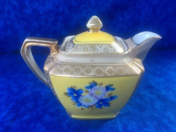 Vintage Noritake Tea Pot | Etsy