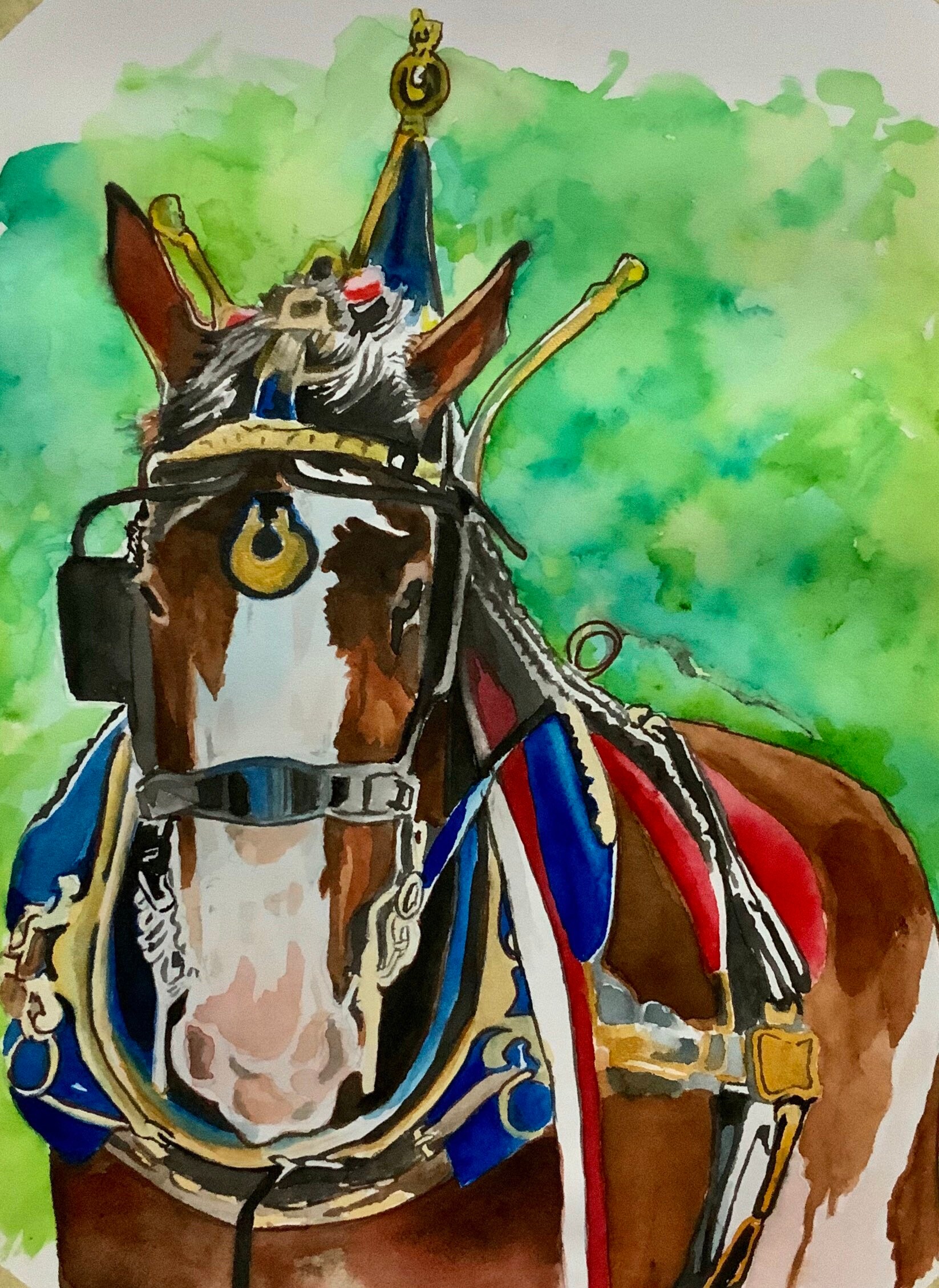 Pet Portrait in Watercolor 9x12 Original Painting - Etsy