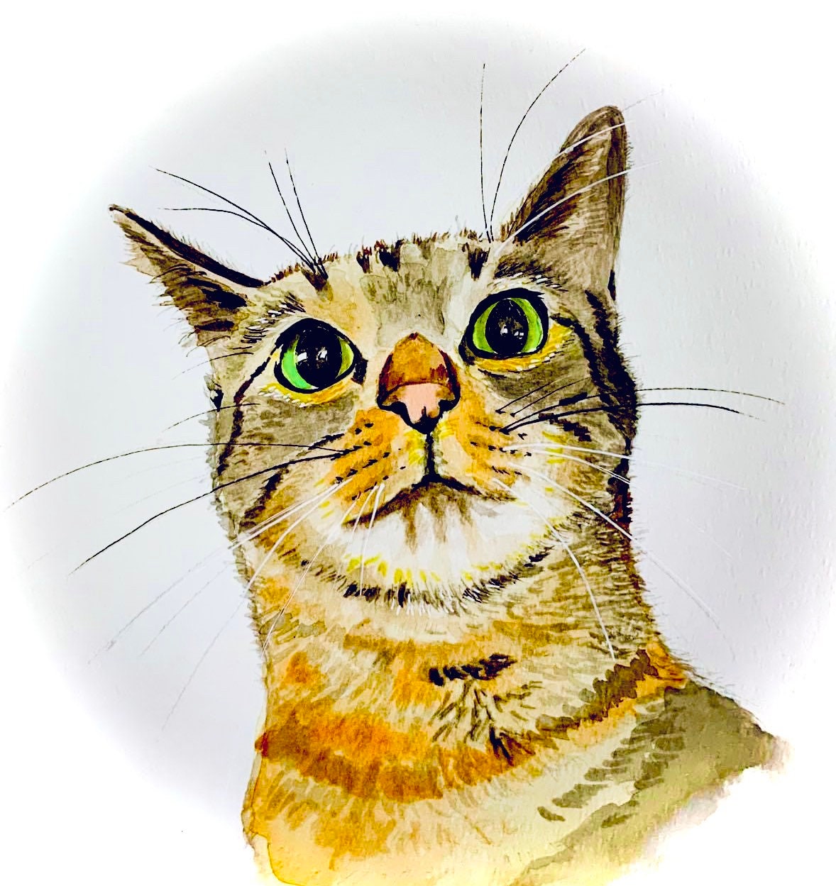 Pet Portrait in Watercolor 9x12 Original Painting - Etsy