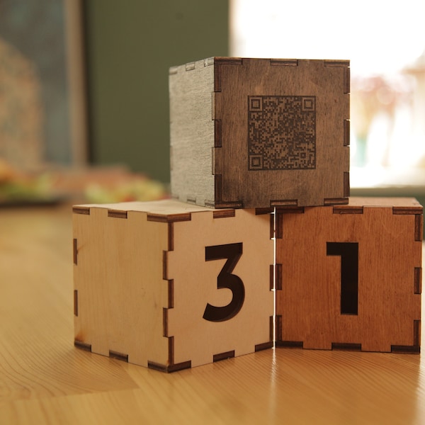 Qr Code Cube - Etsy