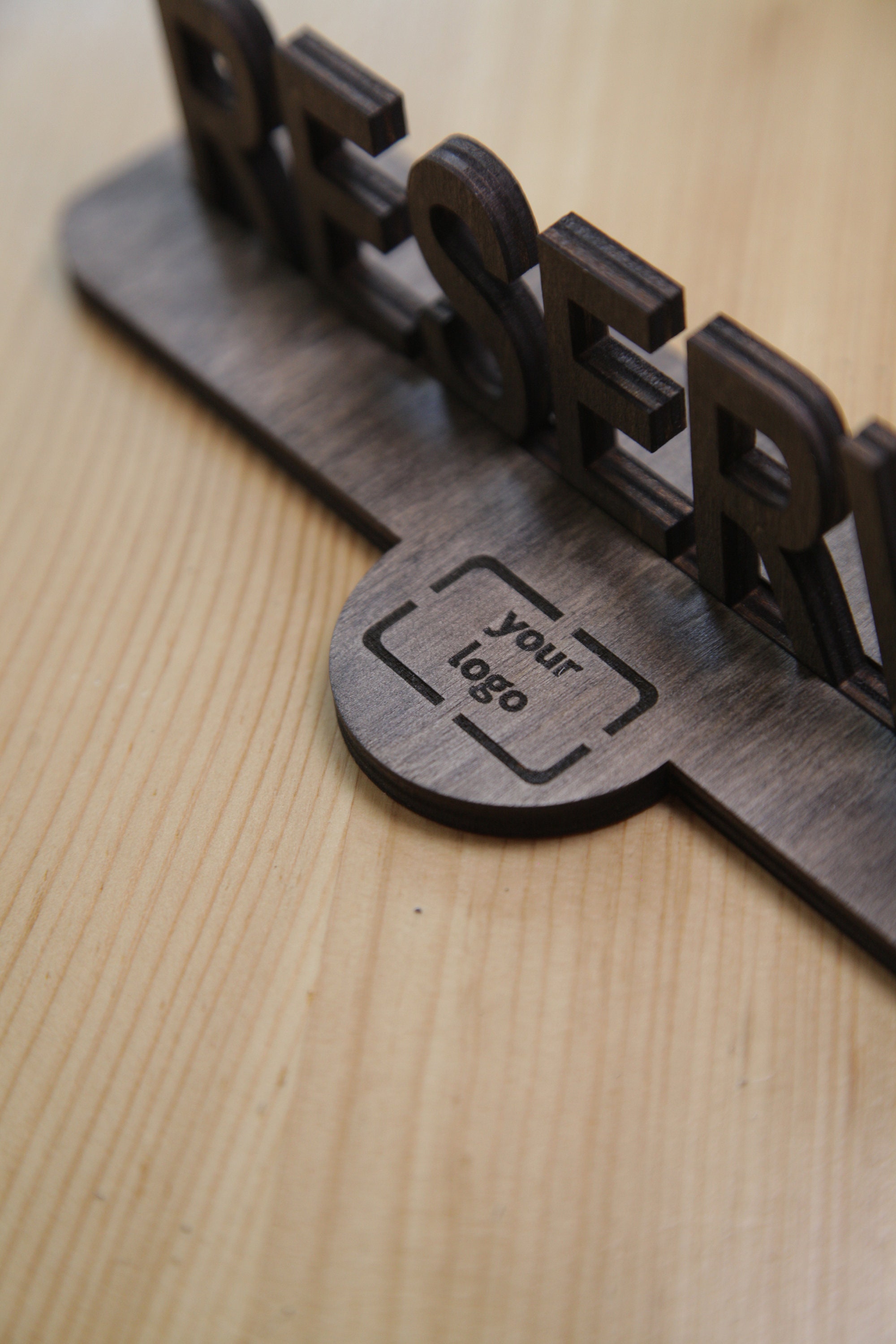 Reserved Table Sign Wooden Rustic Board Restaurant Decor | Etsy