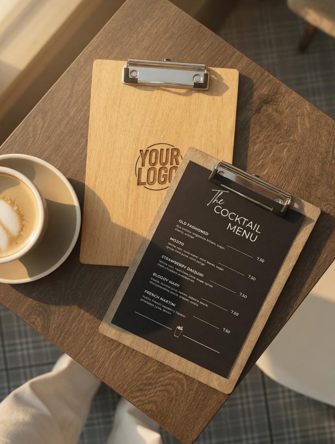 Dinner Menu Display Book, Restaurant Wooden Menu Board, Custom Menu ...