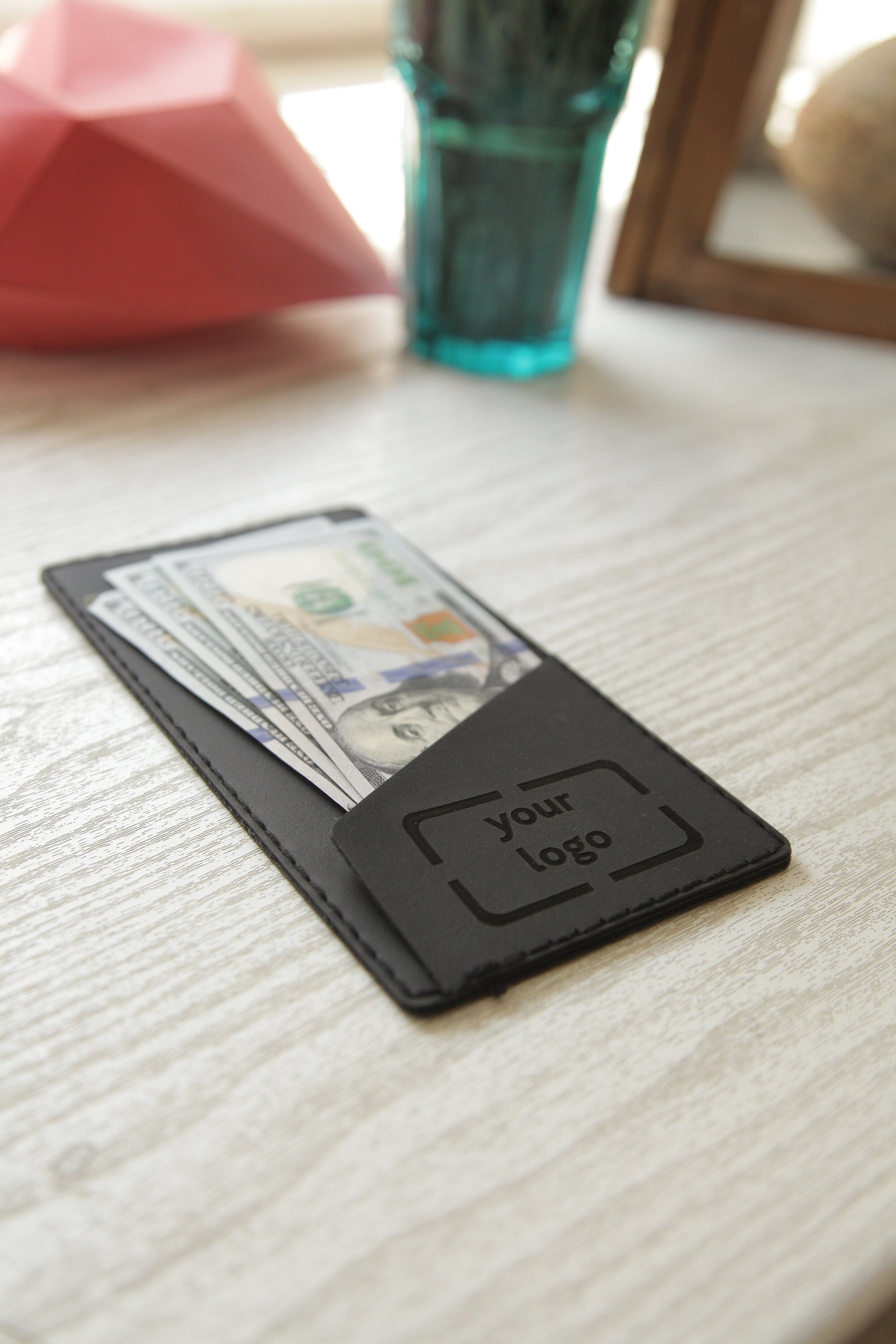 Check Holder Eco Leather Check Presenter FREE ENGRAVING - Etsy