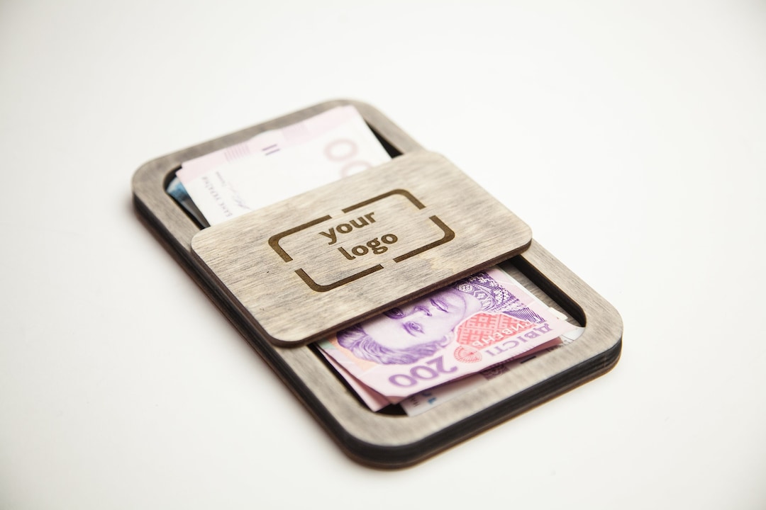 Wood Check Holder With Engaving, Handmade Check Presenter for ...