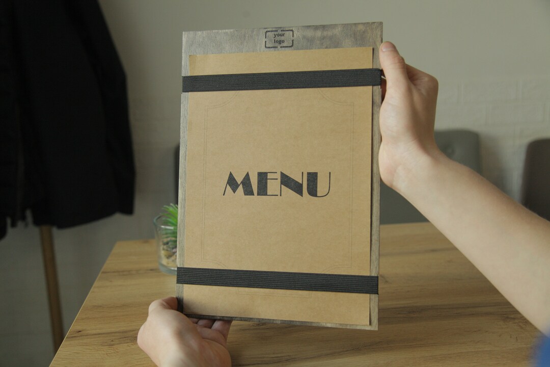 Wooden Menu, Menu Cover, Restaurant Menu Cover - Etsy
