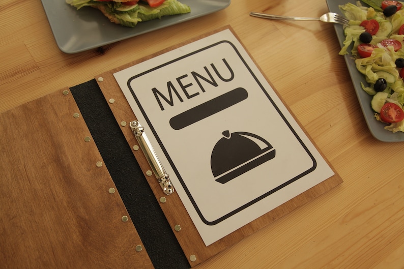 Wooden Menu Menu Menu Cover Restaurant Menu Cover - Etsy