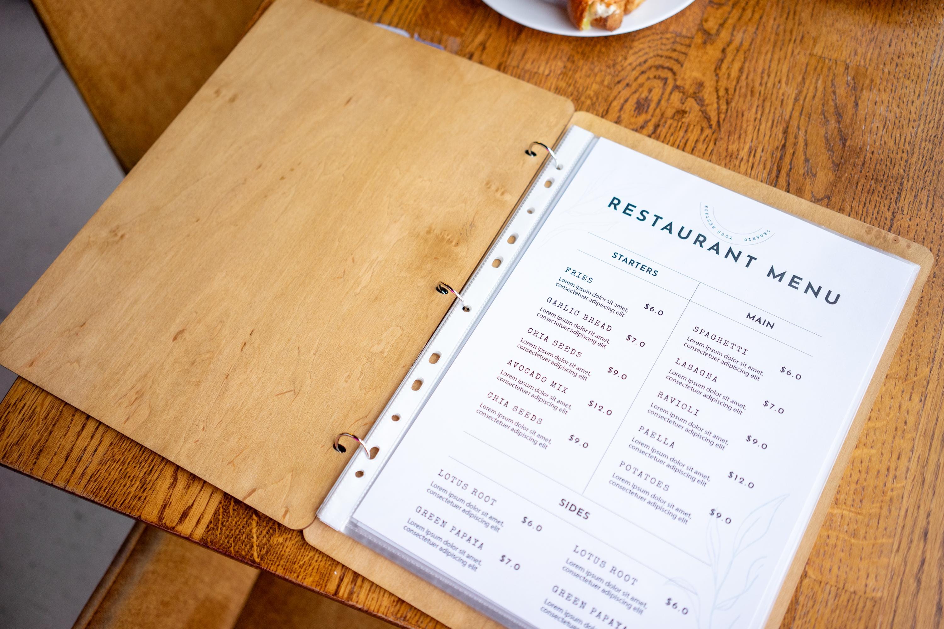 Wooden Menu Sign – Personalized Wedding or Restaurant Menu Board ...