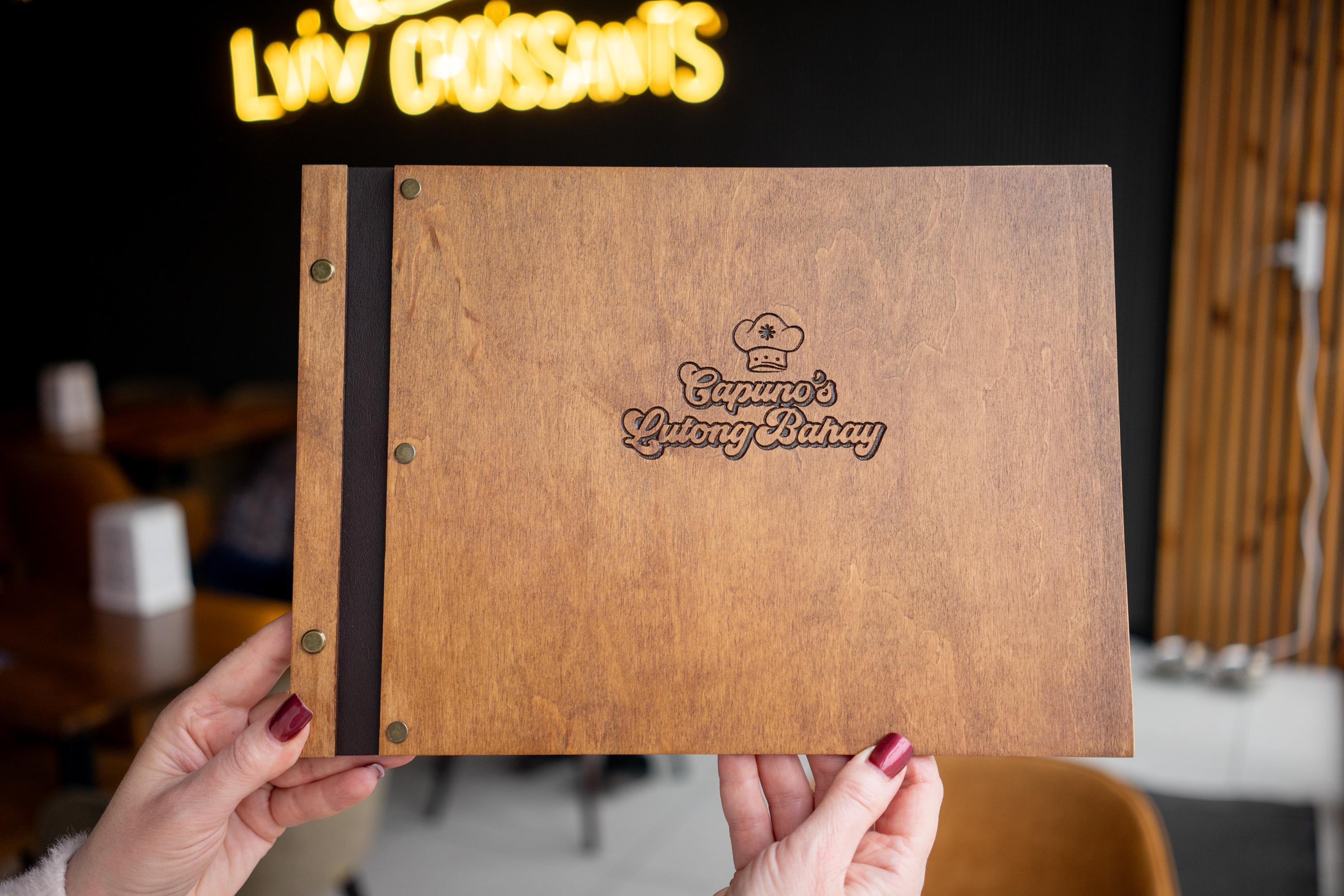 Wooden Menu Board for Restaurant or Bar, Custom Wedding Cocktail Menu ...