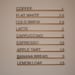 Custom Wooden Menu Board, Wall Bar Menu Sign With Editable Letters ...