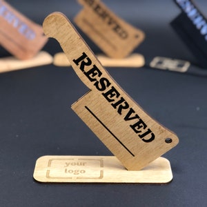 Reserved Table Sign, Wooden Rustic Board, Restaurant Decor, Wood ...