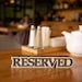 Custom Wooden Reserved Table Sign for Cafes Restaurants - Etsy