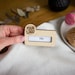 Business Name Tags, Wooden Badge, Cafe Name Badges - Etsy