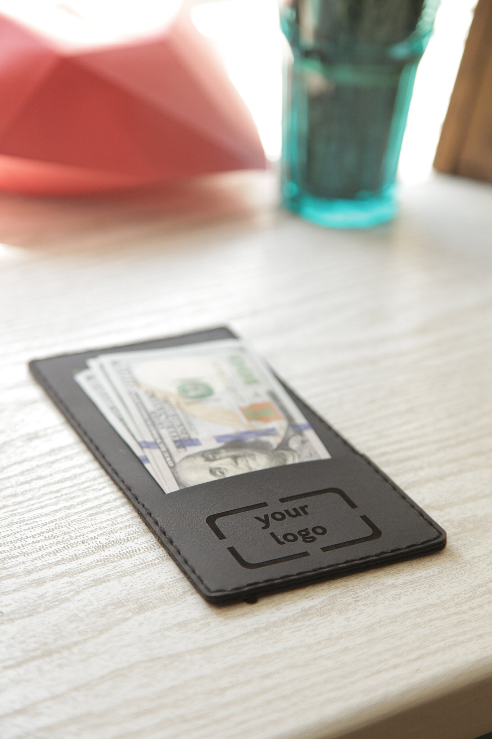 Check Holder, Eco Leather Check Presenter, FREE ENGRAVING - Etsy