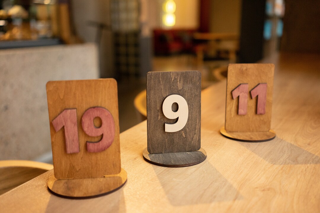 Casino Table Numbers, Casino Table Decoration, Poker Night Table Number ...