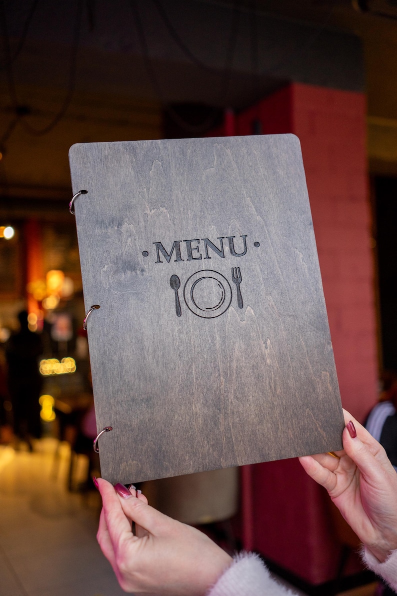Wooden Menu Sign – Personalized Wedding or Restaurant Menu Board ...