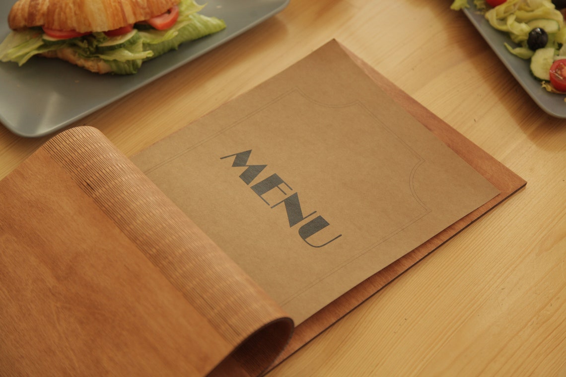 Wooden Menu Menu Menu Cover Restaurant Menu Cover FREE - Etsy