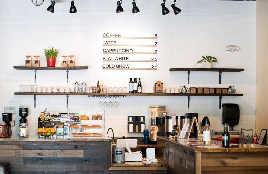 Custom Wooden Menu Board, Wall Bar Menu Sign With Editable Letters ...
