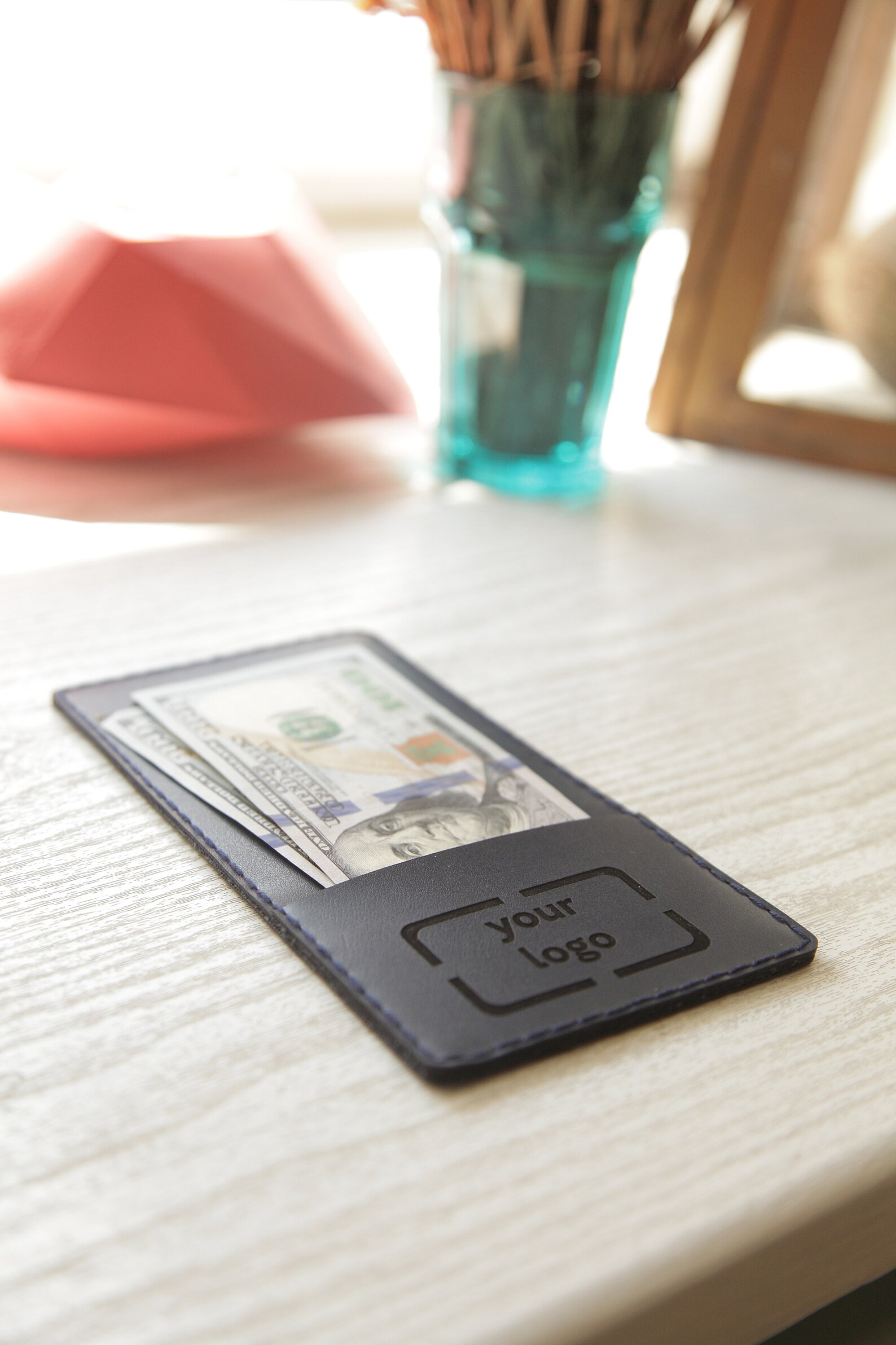 Check Holder, Eco Leather Check Presenter, FREE ENGRAVING - Etsy