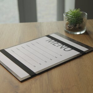 Custom Wooden Menu Cover for Restaurants and Cafes - Etsy