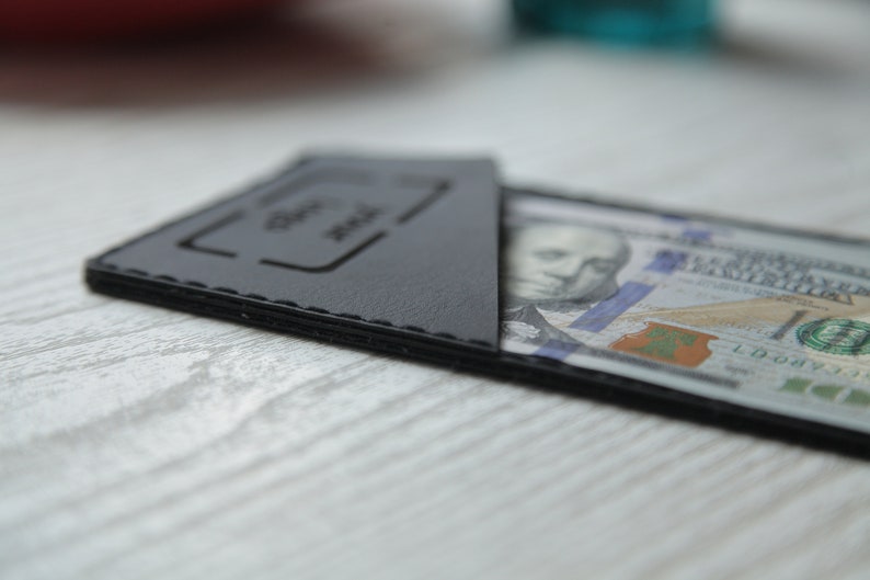 Check Holder Eco Leather Check Presenter FREE ENGRAVING - Etsy