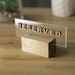 Acrylic Reserved Sign Acrylic Wedding Sign Custom Acrylic - Etsy