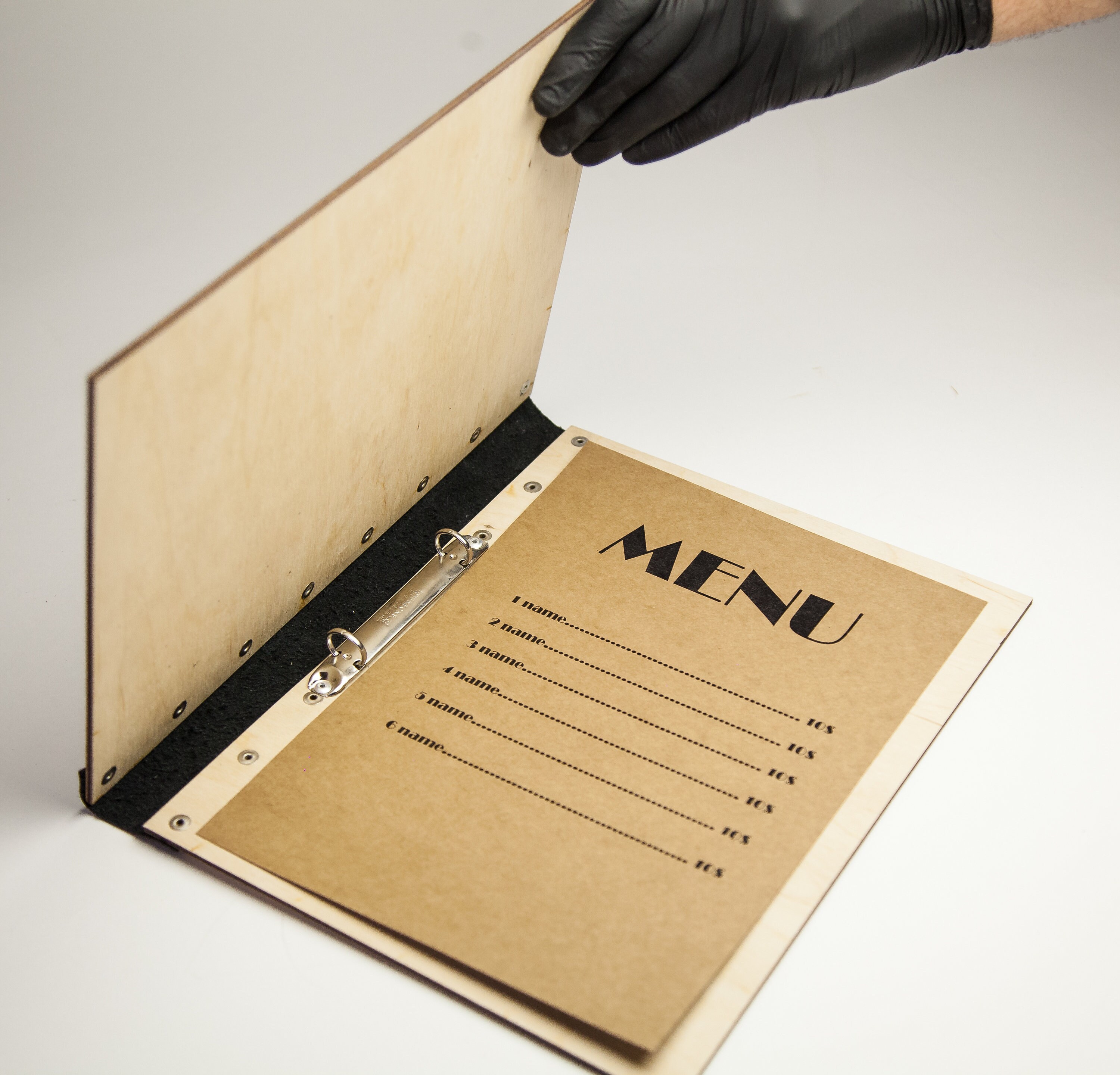 Wooden Menu Board, Table Menu Holder, Menu Cover and Menu Book ...