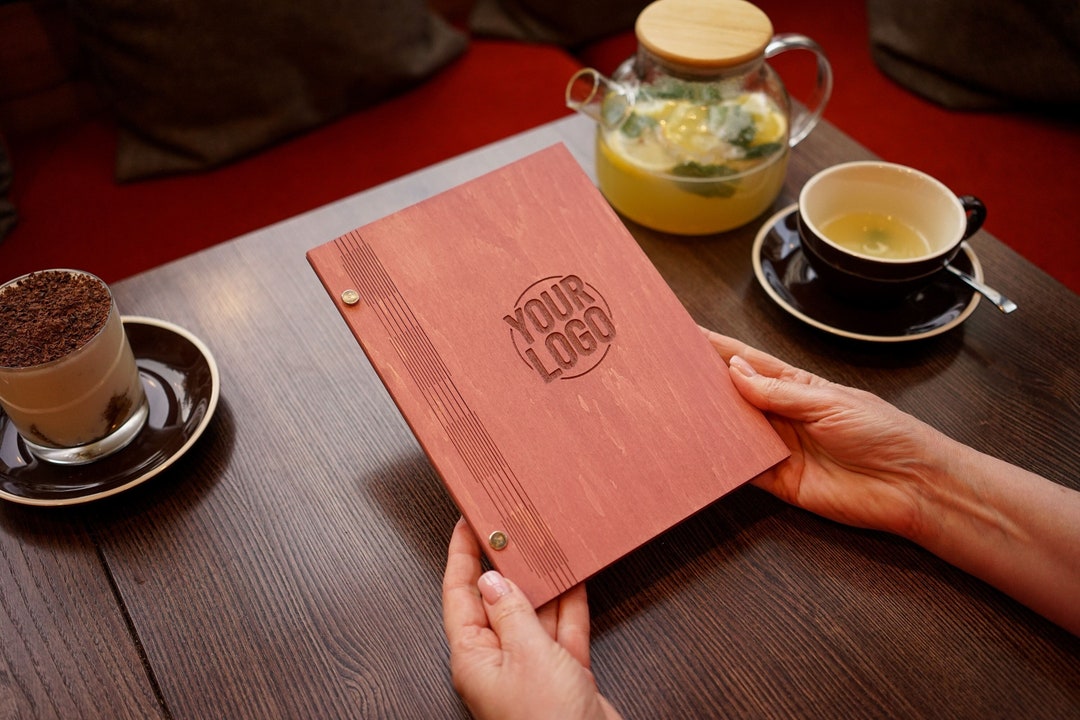 Wooden Menu Cover, Wooden Menu A4 A5 Custom Size, Personalized Wine ...