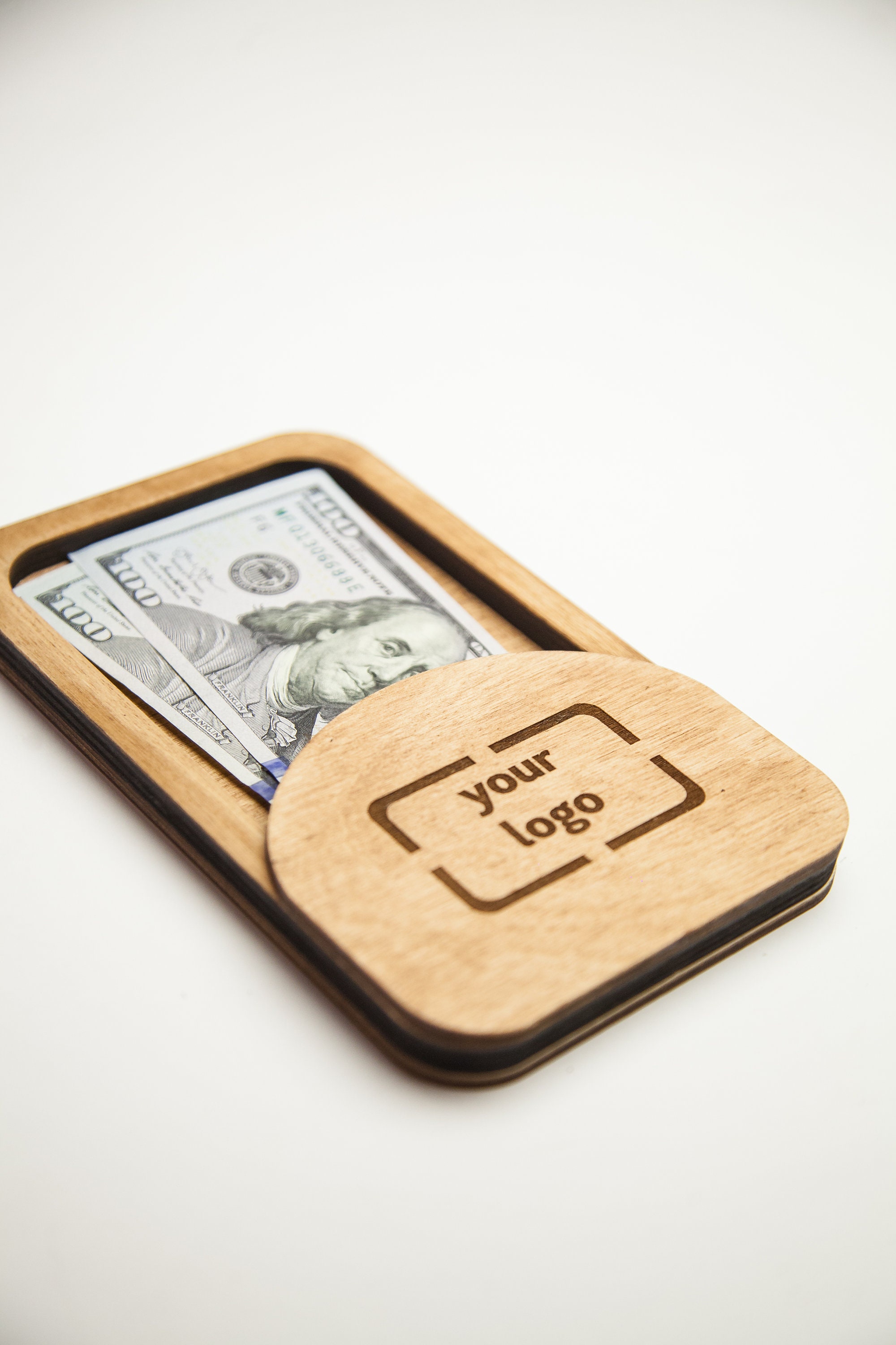 Check Holder Wooden Check Presenter FREE ENGRAVING - Etsy