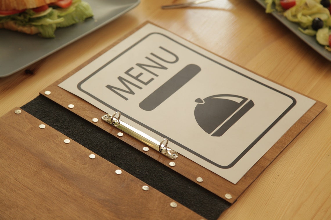 Wooden Menu Menu Menu Cover Restaurant Menu Cover - Etsy